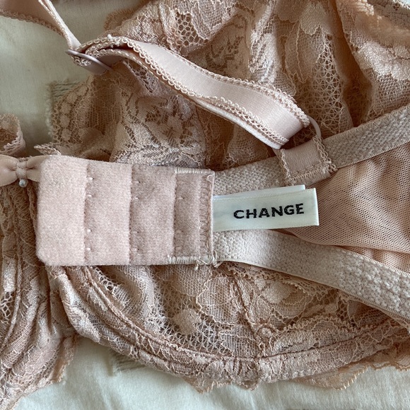 CHANGE | Intimates & Sleepwear | Change Beige Lace Bra 3i | Poshmark